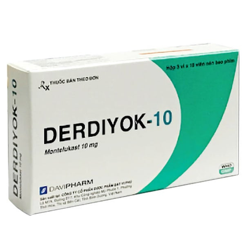 Thuốc Derdiyok 10mg Trị Hen Suyễn Tốt Không? Giá Bao Nhiêu