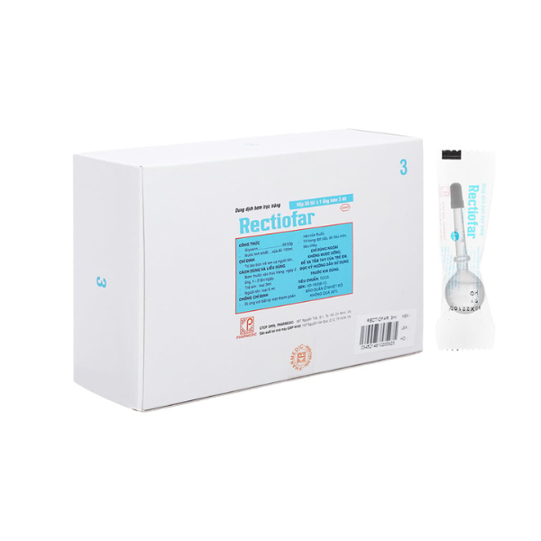 Rectiofar 3ml trị táo bón cho trẻ em có tốt không? Gía bao nhiêu?