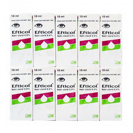 Efticol 0.9% lốc 10 chai Mua Ở Đâu ? Gía Bao Nhiêu ?Có Tốt Không?