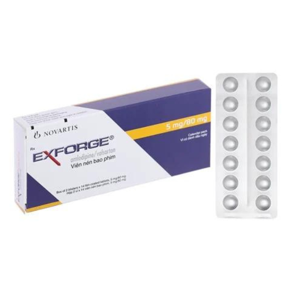 Thuốc Exforge 5mg/80mg Điều Trị Huyết Áp Có Tốt Không? Giá Bao Nhiêu?