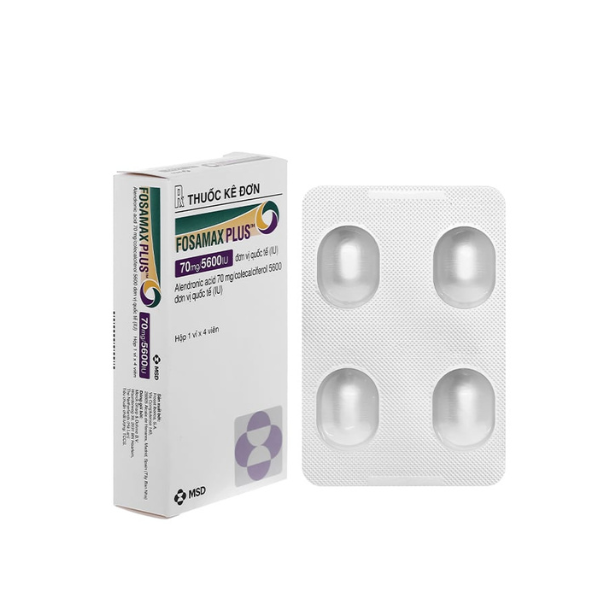 Fosamax plus 70mg/5600iu hộp 4 viên