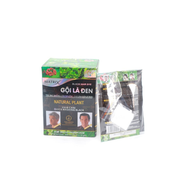 Gội là đen matrix hộp 10 gói Có Tốt Không? Giá Bao Nhiêu
