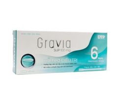 Viên đặt Gravia clotrimazol 100mg hỗ trợ điều trị viêm, nấm âm đạo hộp