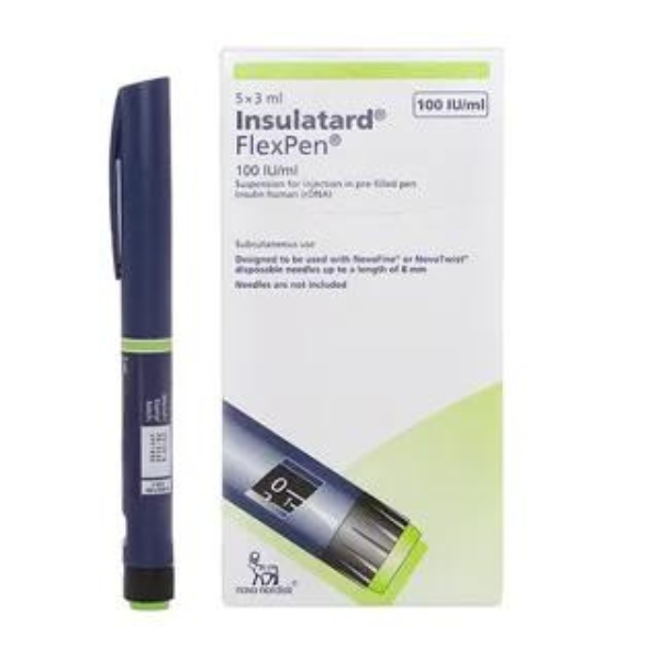 Insulatard flexpen 100iu/ml inj hộp 5 bút