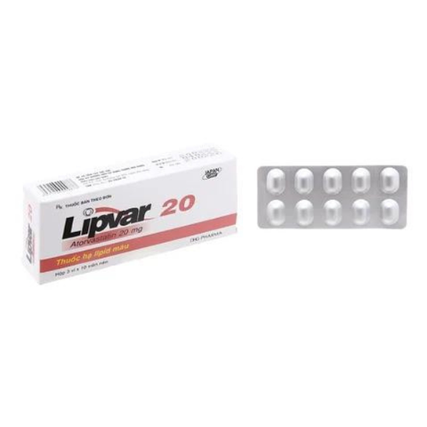 Thuốc Lipvar 20mg Giảm Cholesterol Có Tốt Không ? Giá Bao Nhiêu