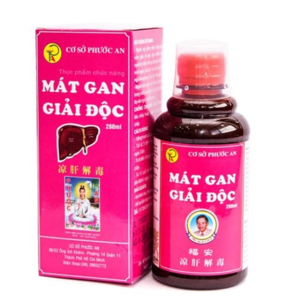 Mát Gan Giải Độc chai 280ml Có tốt không ? Mua ở đâu?