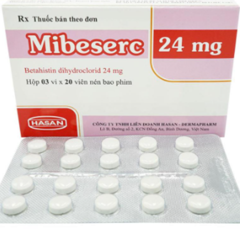 Thuốc Mibeserc 24mg Trị Chóng Mặt Có Tốt Không? Giá Bao Nhiêu