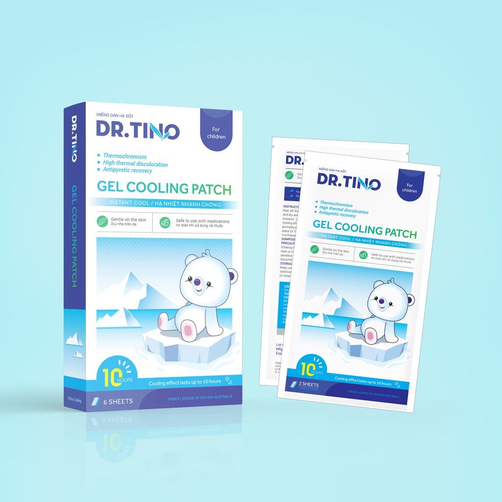 Miếng dán hạ sốt Dr Tino Có Tốt Không?Giá Bao Nhiêu?