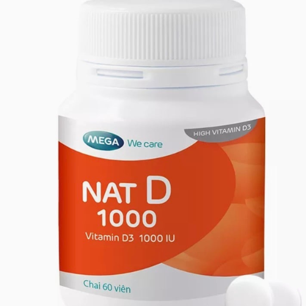 NatD 1000 Bổ Sung Vitamin D3 Có Tốt Không? Giá Bao Nhiêu