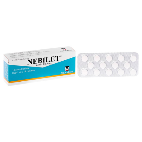 Nebilet 5mg hộp 14 viên Có Tốt Không? Giá Bao Nhiêu?