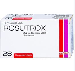 Rosutrox 20mg thuốc điều trị lipid máu có tốt không ? giá bao nhiêu