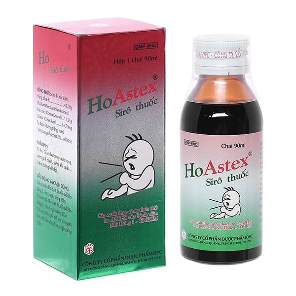 Siro HoAstex chai 90ml có tốt không? Gía bao nhiêu?