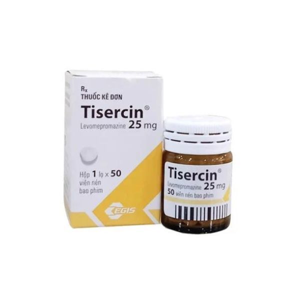 Tisercin 25mg hộp 50 viên có tốt không? Gía bao nhiêu?
