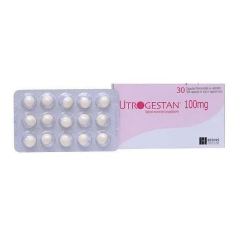 Utrogestan 100mg hộp 30 viên có tốt không? Gía bao nhiêu?