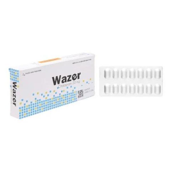 Wazer 20mg hộp 28 viên có tốt không? Gía bao nhiêu?