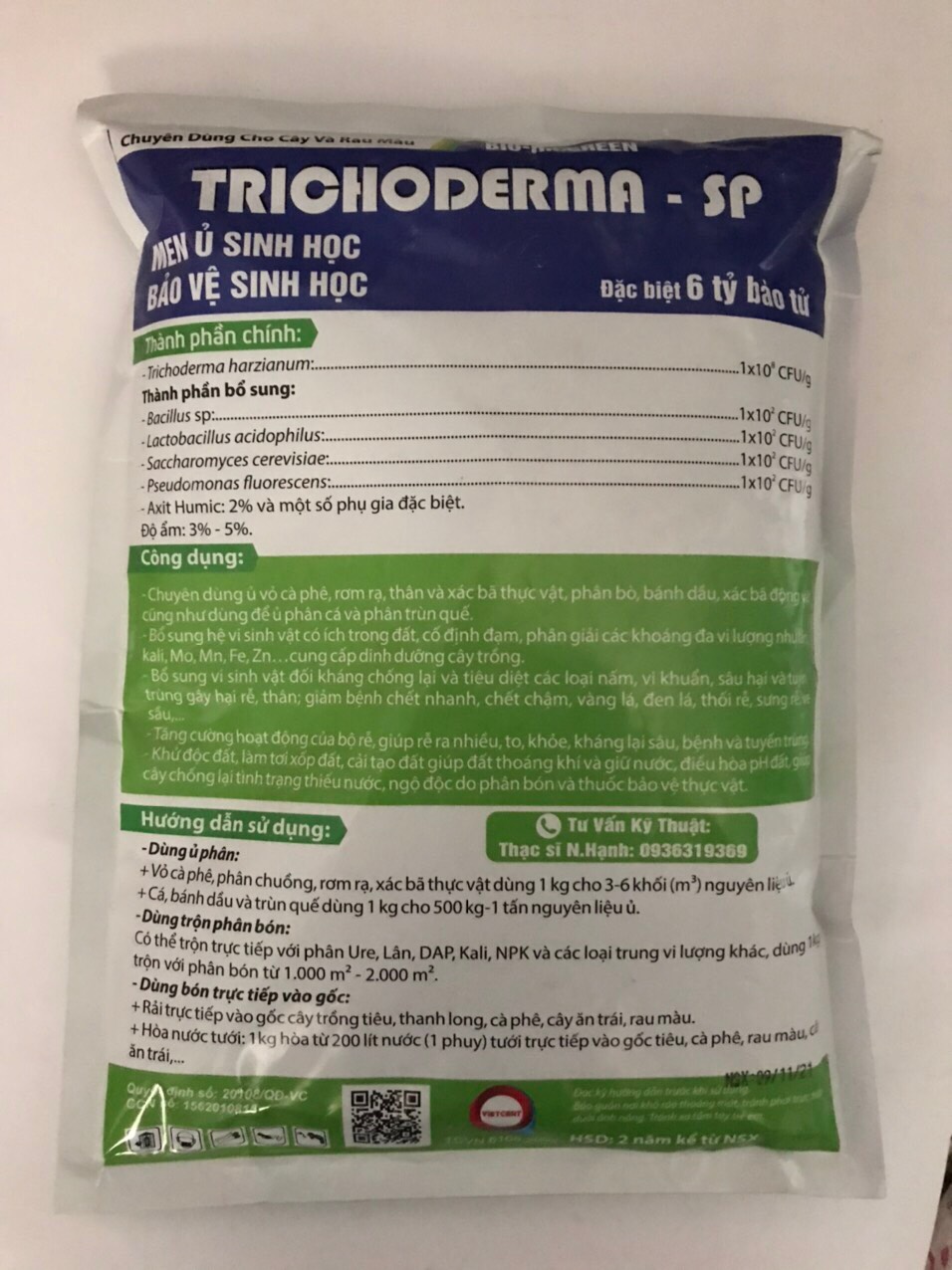 Nấm đối kháng TRICHODERMA 1kg – CH VẬT TƯ NÔNG NGHIỆP THỦ ĐỨC