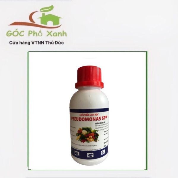 Chế phẩm sinh học Pseudomonas SPP NLU chai 100ml phòng và trừ bệnh thố ...