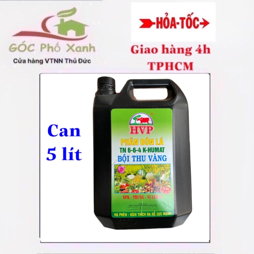 Phân bón HVP TN 6-6-4 K-Humat can 5lit – CH VẬT TƯ NÔNG NGHIỆP THỦ ĐỨC
