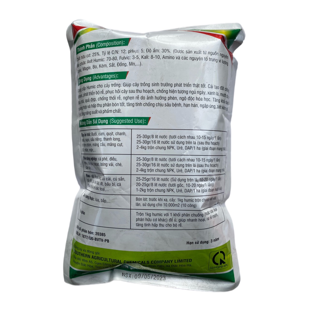 Phân bón HUMIC JAPAN 1KG – CH VẬT TƯ NÔNG NGHIỆP THỦ ĐỨC