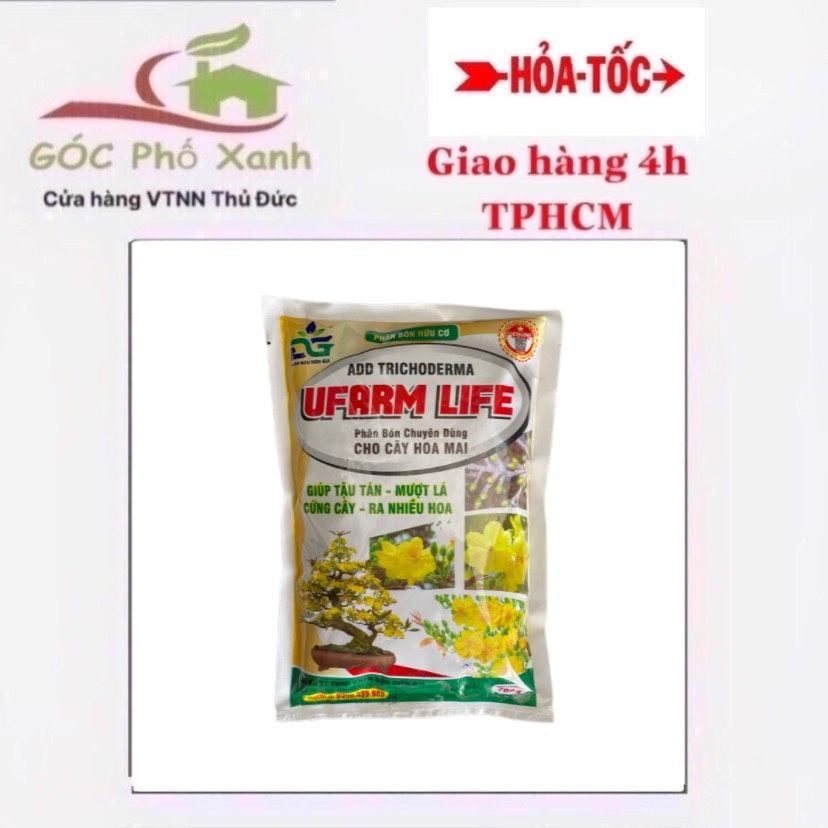 PHÂN BÓN UFARM LIFE chuyên dùng cho cây hoa mai 700gam – CH VẬT TƯ NÔNG ...