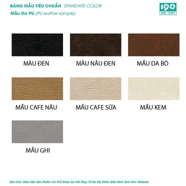 Nội Thất 190, Bảng Màu Da PU