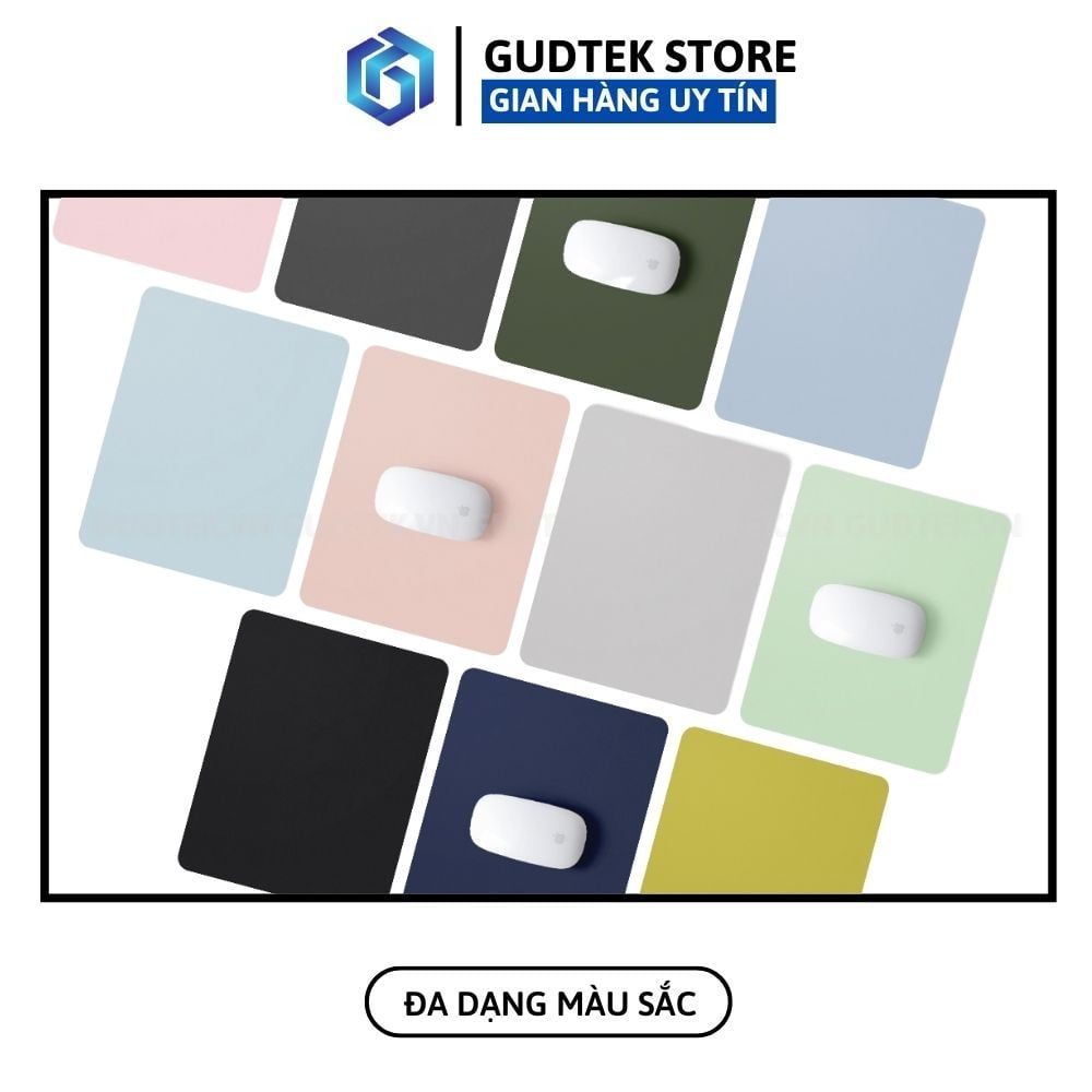 Lót Chuột Da Đơn Giản (Mouse Pad), Chống Thấm Nước, Sử Dụng Được 2 Mặt ...