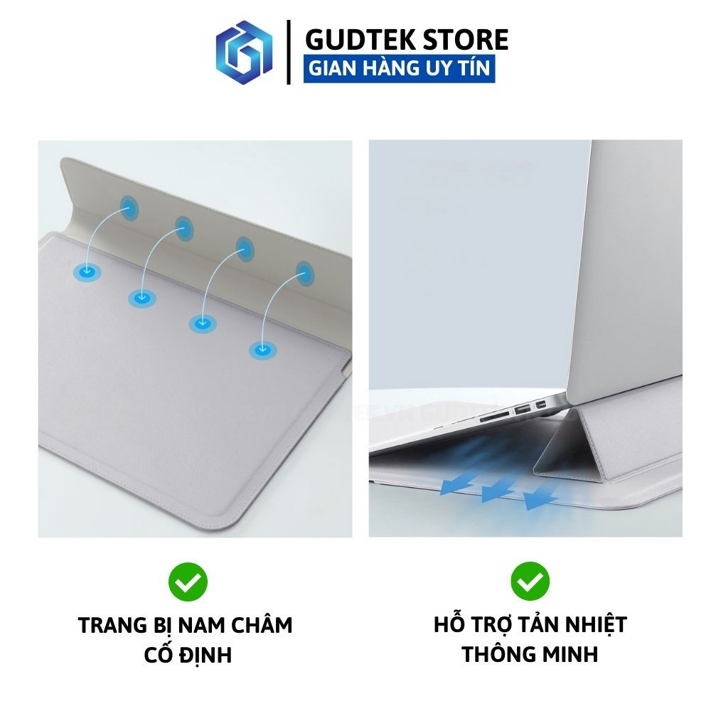 BAO DA MACBOOK ĐA NĂNG, BAO DA LAPTOP KIÊM GIÁ ĐỠ CAO CẤP – Gudtek.vn ...