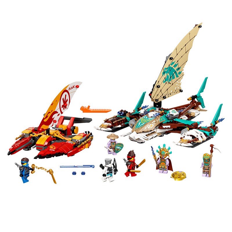 Đồ chơi lắp ráp: bộ xếp khối LARI Ninja Blocks Series ( Trận đánh trên ...