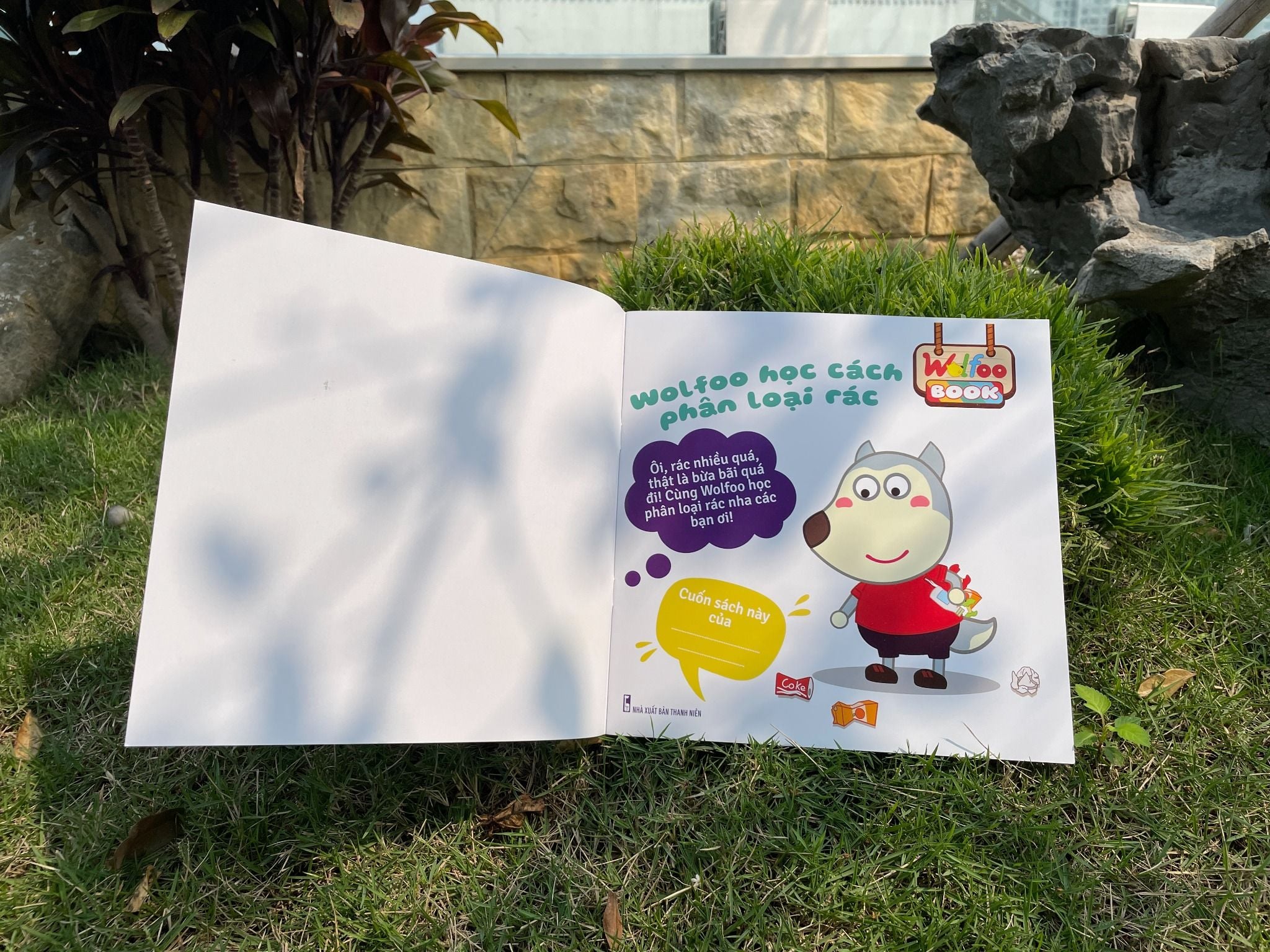 Wolfoo book - Wolfoo học cách phân loại rác – SOCCON toys & gifts