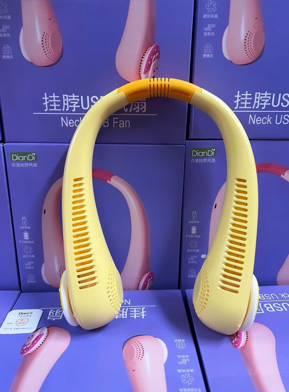 quạt đeo cổ 3 chế độ pin sạc usb – SOCCON toys & gifts