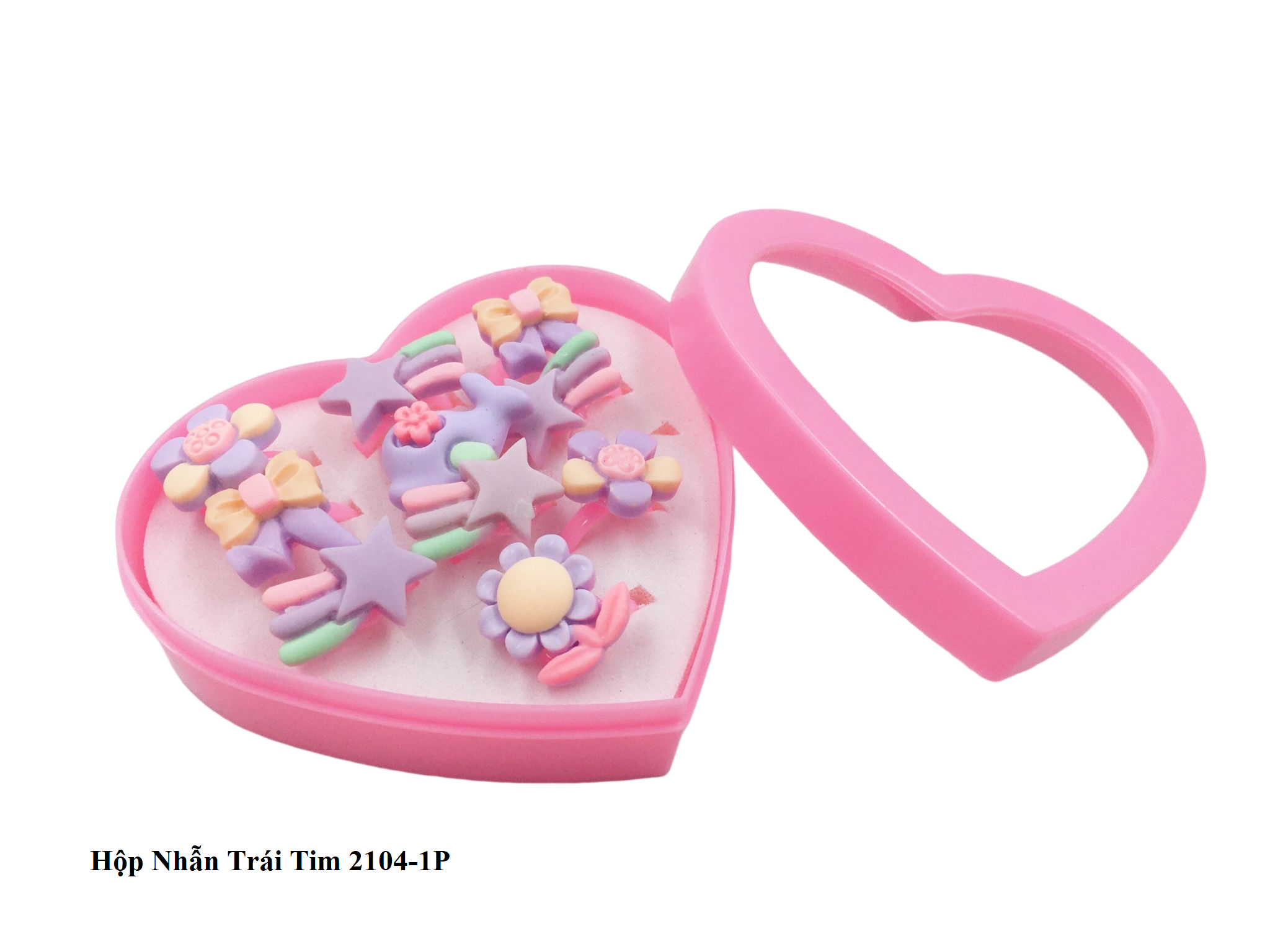 Hộp Nhẫn Trái Tim 2104-1P – SOCCON toys & gifts