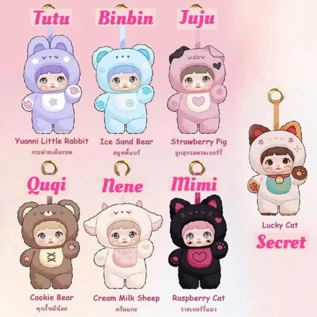 BLINDBOX NOMMI :Lẻ 1 box Nommi V1 ( hàng có sẵn ) – SOCCON toys & gifts
