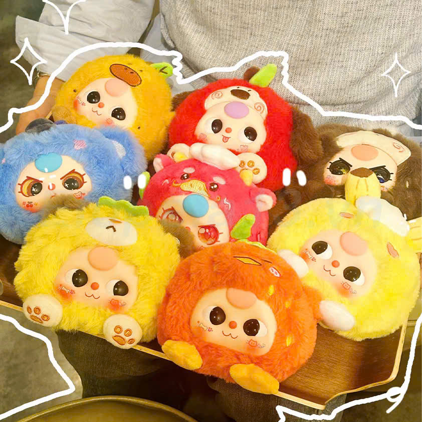 BLINDBOX BABY THREE ( bé 3 ) : Full set 8 box Baby Three Trái Cây ver ...