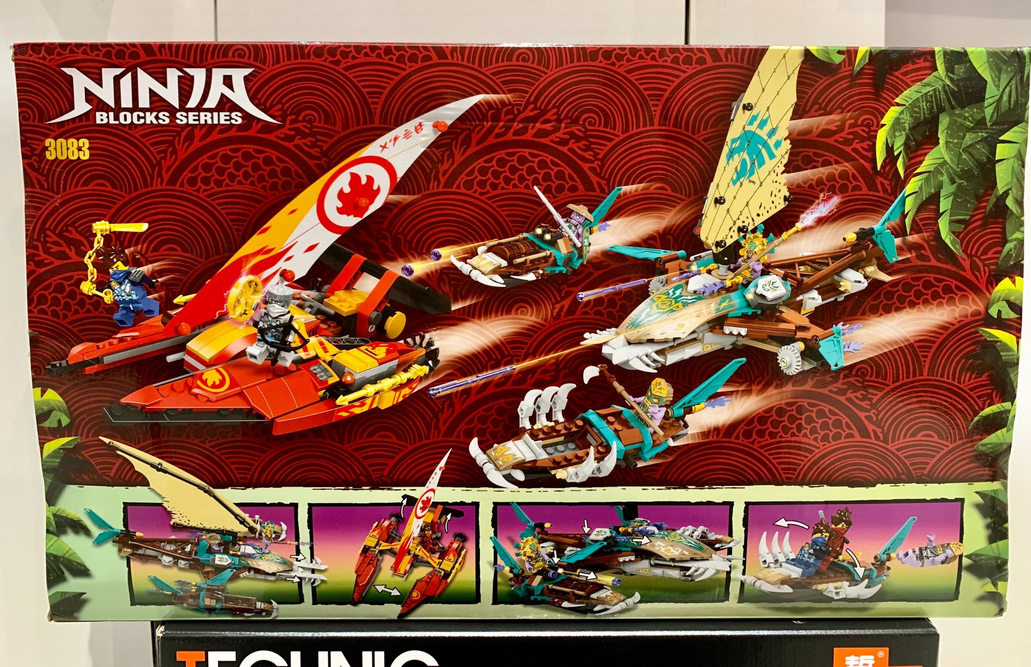 Đồ chơi lắp ráp: bộ xếp khối LARI Ninja Blocks Series ( Trận đánh trên ...