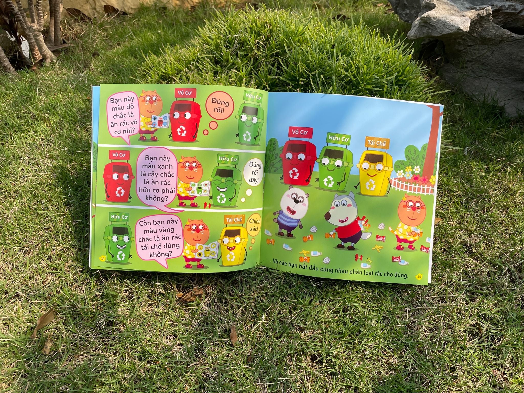 Wolfoo book - Wolfoo học cách phân loại rác – SOCCON toys & gifts