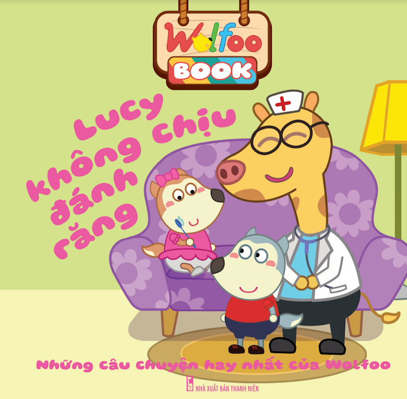 Wolfoo book - Lucy không chịu đánh răng – SOCCON toys & gifts