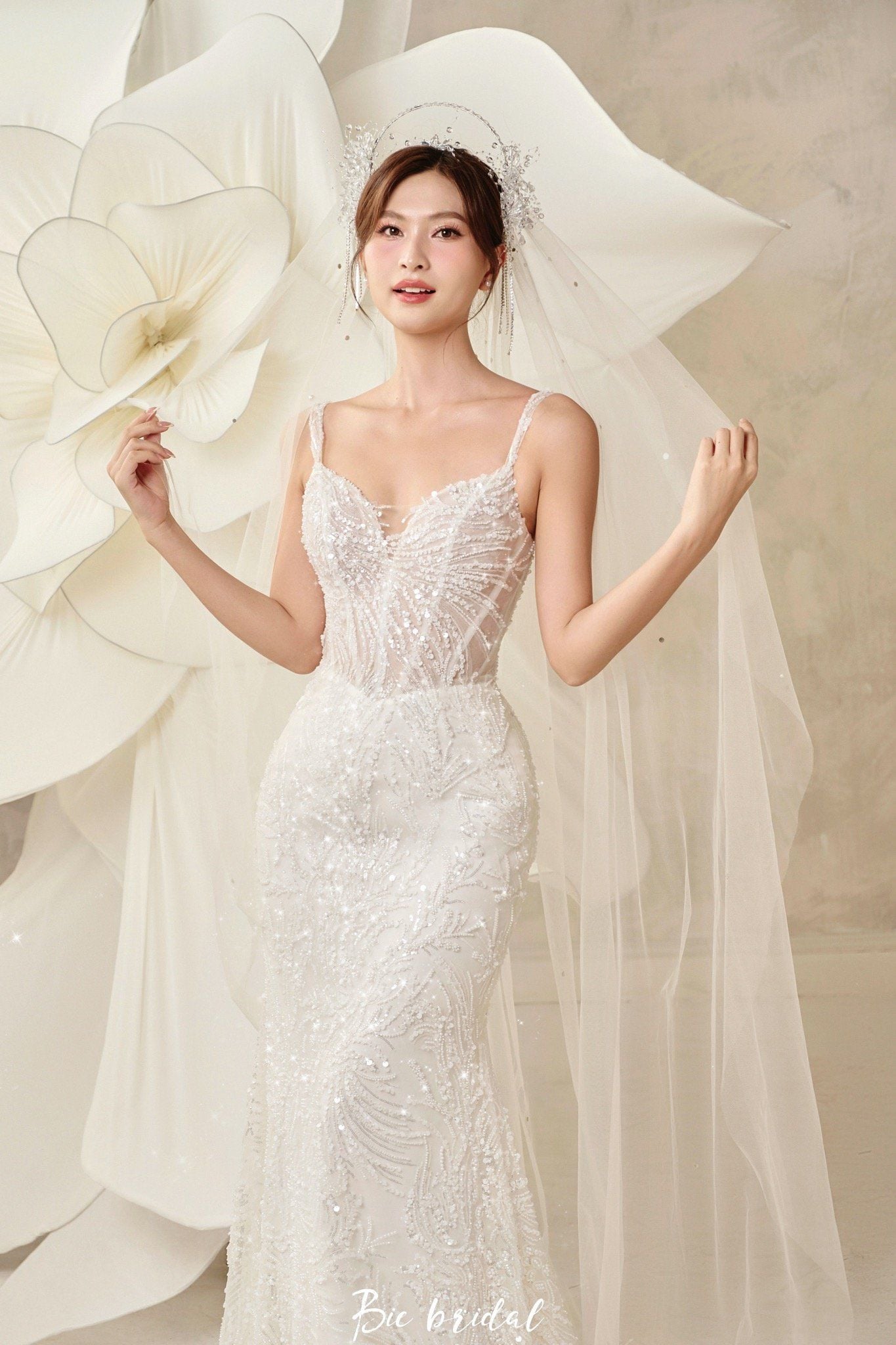 Twilight Elegance- Combo 2in1 Mermaid Dress – Bie Bridal