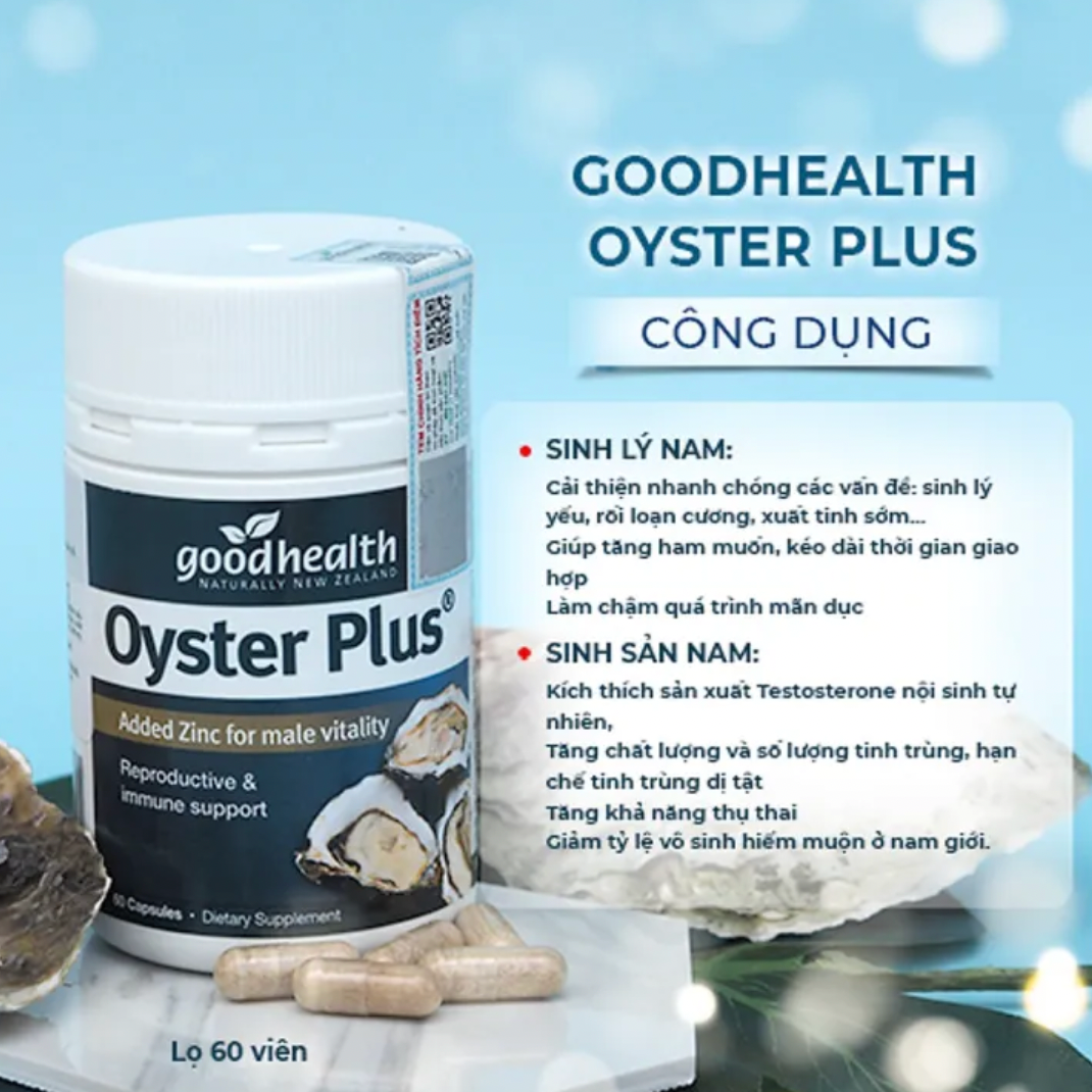Goodhealth Tinh Chất Hàu Tăng Cường Sinh Lý Nam Dưới 50 Tuổi Oyster Pl ...