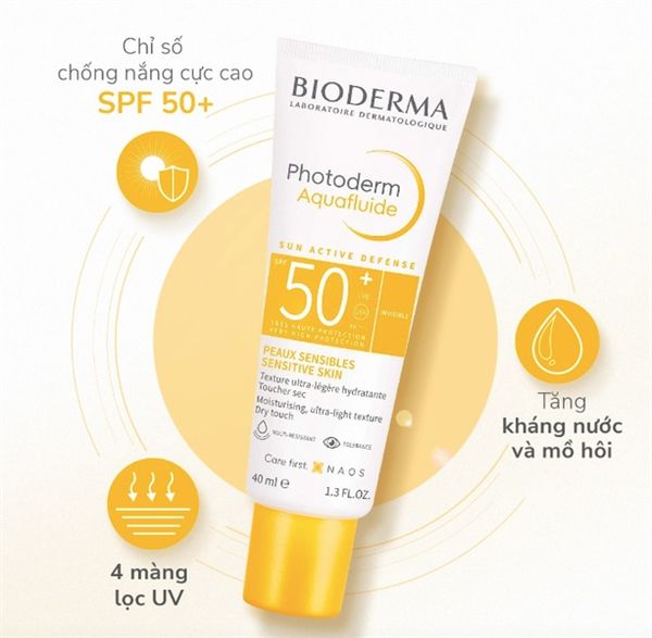 Kem chông nắng Bioderma Photoderm Aquafluide spf50+pa++++ 40mlKem chông ...