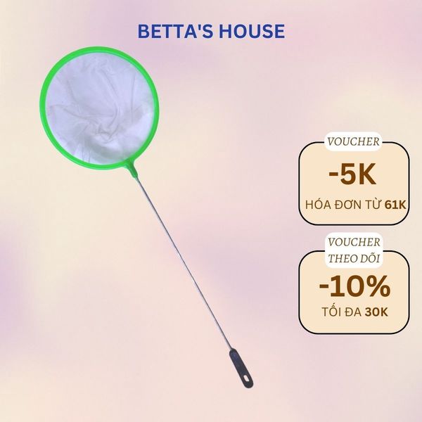 Vợt bobo size Lớn, lưới nhỏ để lọc bobo, artermia – Betta's House - Cửa ...