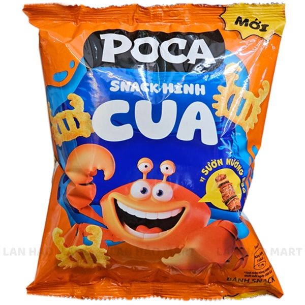 Bánh Snack POCA hình cua vị sườn nướng 30g – Bách hóa Lan Hảo