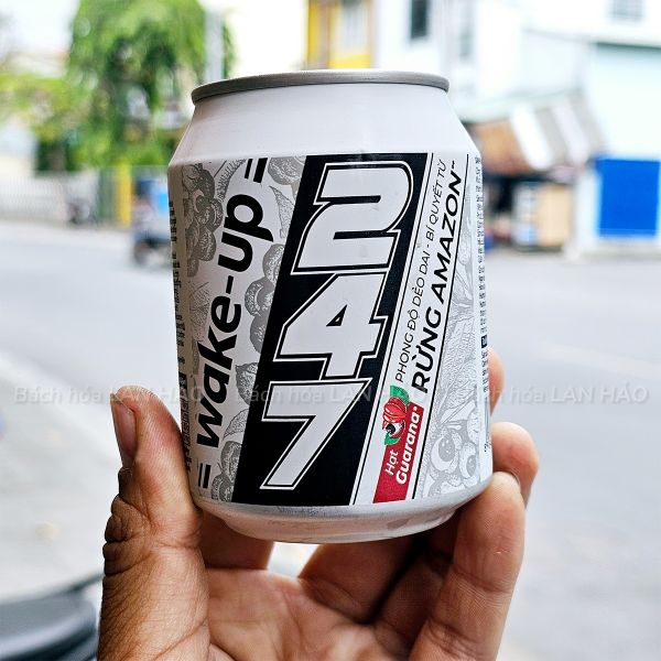 Nước tăng lực Wake-Up 247 hạt guarana lon 245ml – Bách hóa Lan Hảo