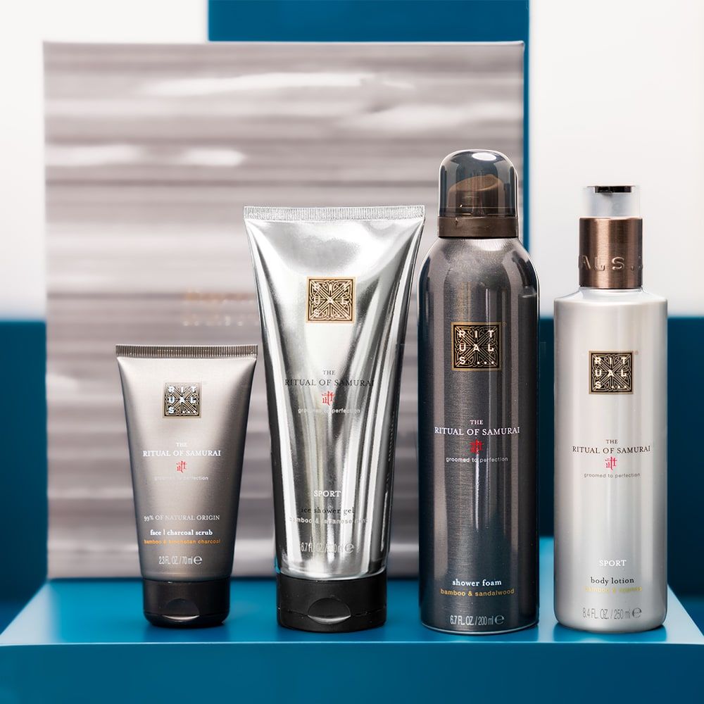 Gift set - bộ quà tặng gel tắm, cạo râu the rituals of Samurai - se ...