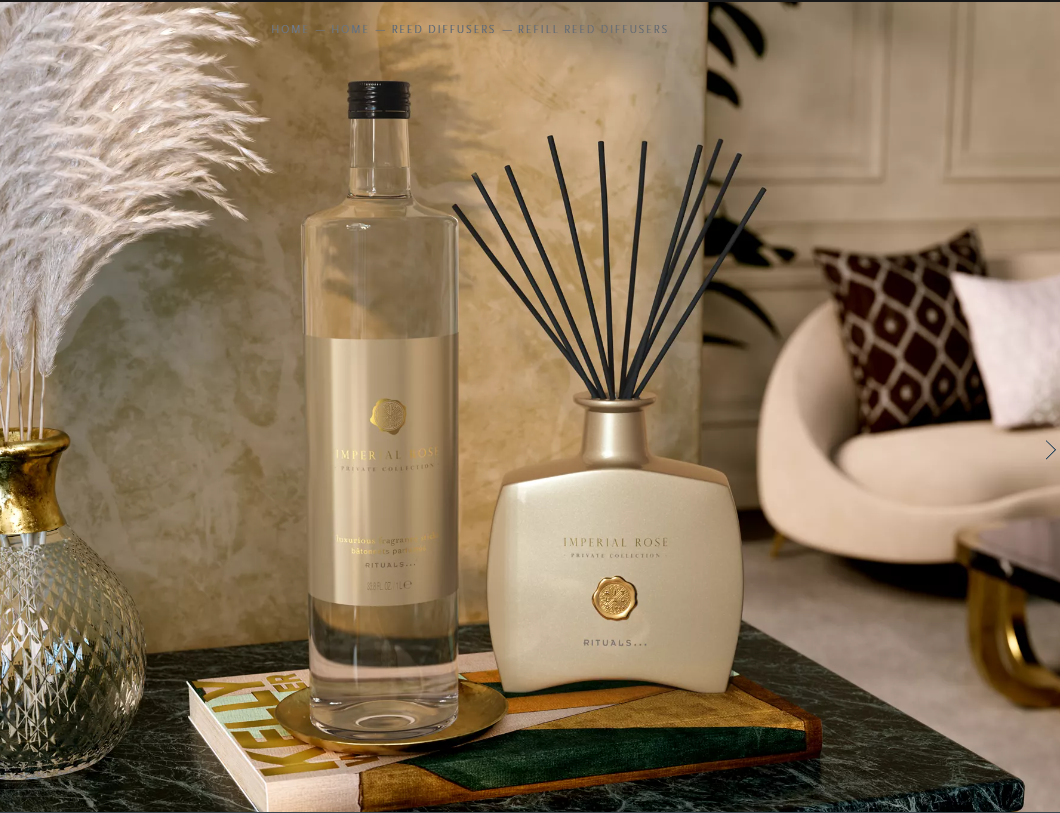 Tinh dầu tán hương Imperials Rose Rituals Fragrance Sticks 1L– BÁCH HỢP ...