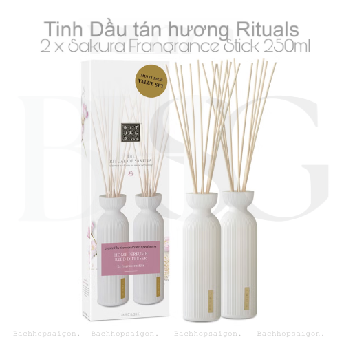Tinh dầu tán hương Rituals of SAKURA Fragrance Sticks Duo - 500ml– BÁCH HỢP SÀI GÒN