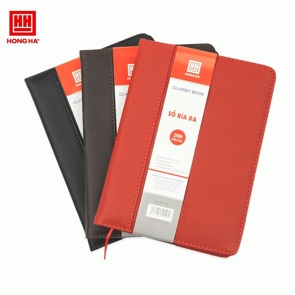 Sổ bìa da Hồng Hà Classic Book 200 trang A5 4595 - Nhà Sách CPSchool