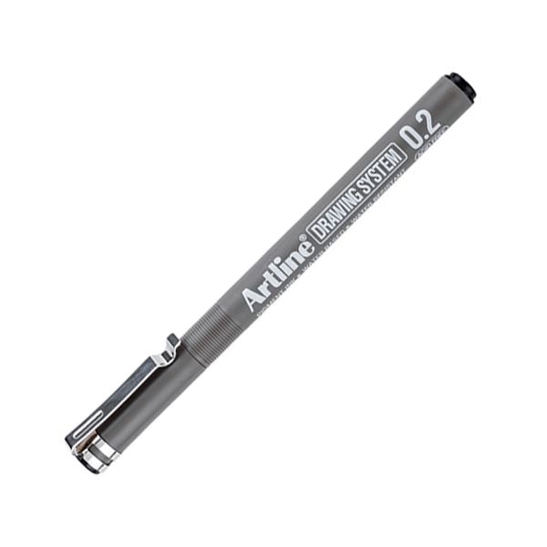 Bút Vẽ Kỹ Thuật 0.2 mm - Artline EK-232-BK - Màu Đen - Nhà Sách CPSchool