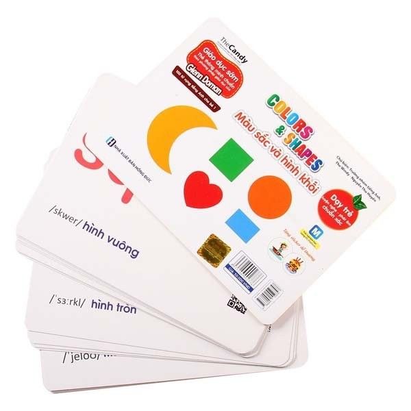 Flashcard Dạy Trẻ Theo Phương Pháp Glenn Doman - Màu Sắc Và Hình Khối ...