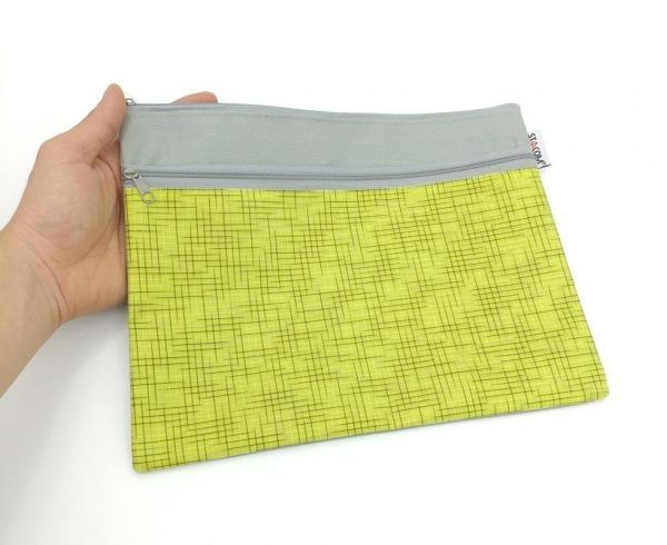 STACOM TÚI VẢI KHÓA KÉO 2 NGĂN - A4 - ZD101A4 - Nhà Sách CPSchool