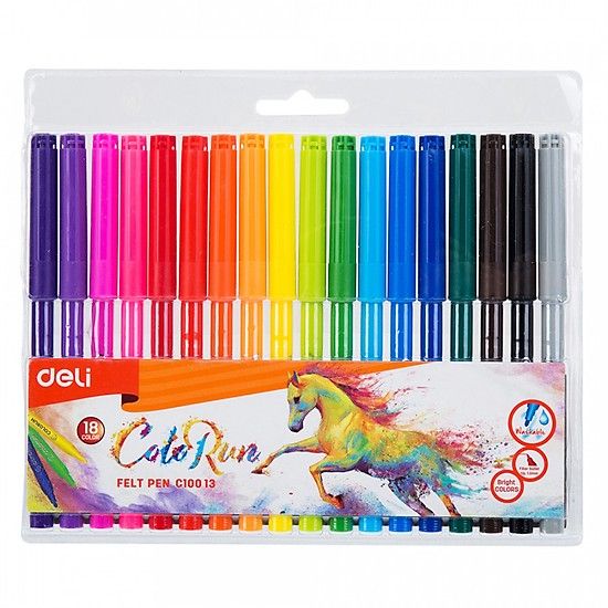 BÚT DẠ NƯỚC 18 MÀU - EC10013 - Nhà Sách CPSchool